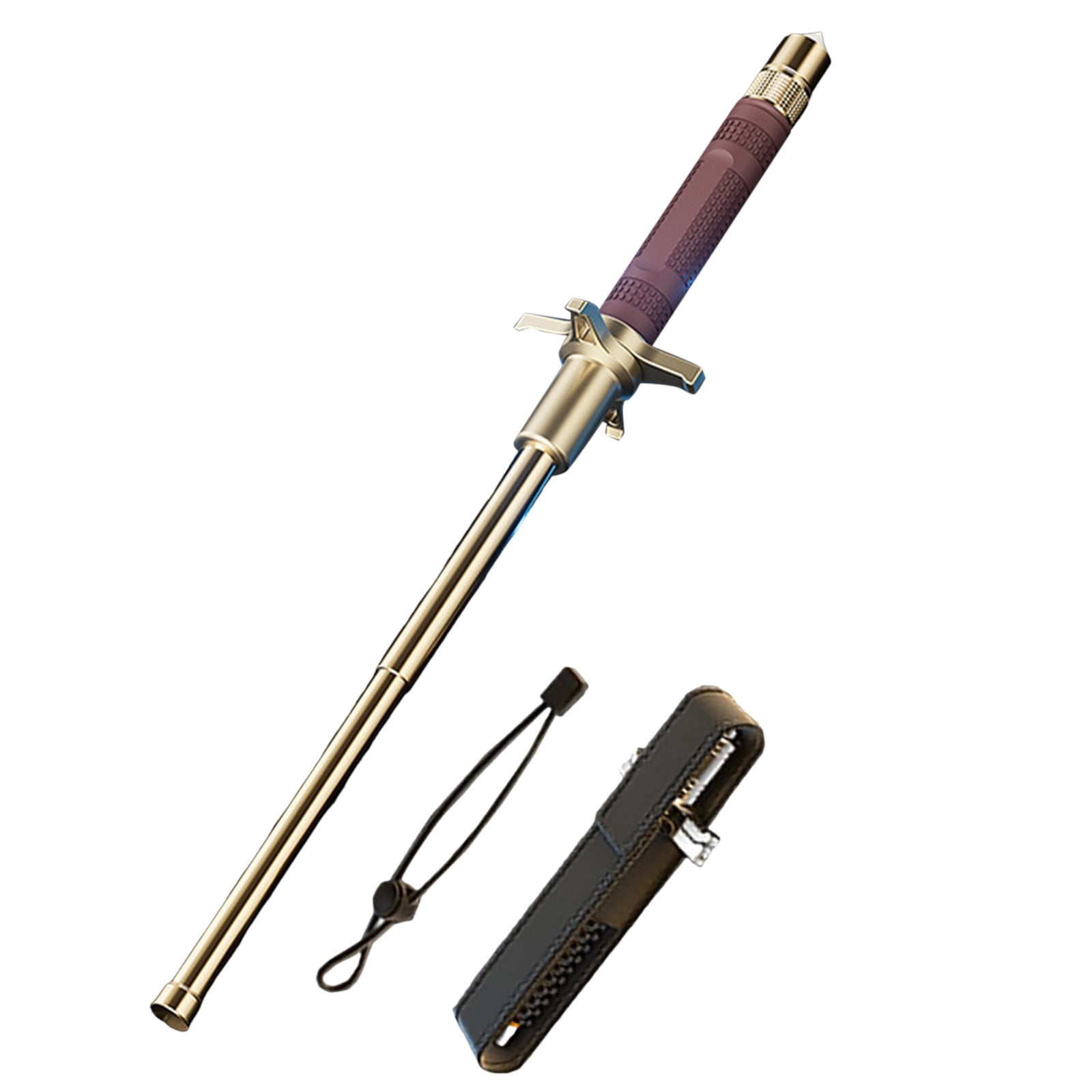 3-Step Telescopic Trekking Poles - Lightweight Aluminum Hiking Staff ...