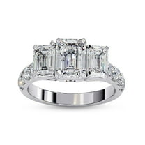 AFFY Halo Engagement Rings for Women | Center 8MM Cushion Cut Lab ...