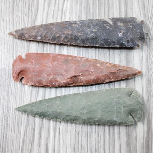 3 Stone Ornamental Spearheads #6145 Arrowheads - Walmart.com