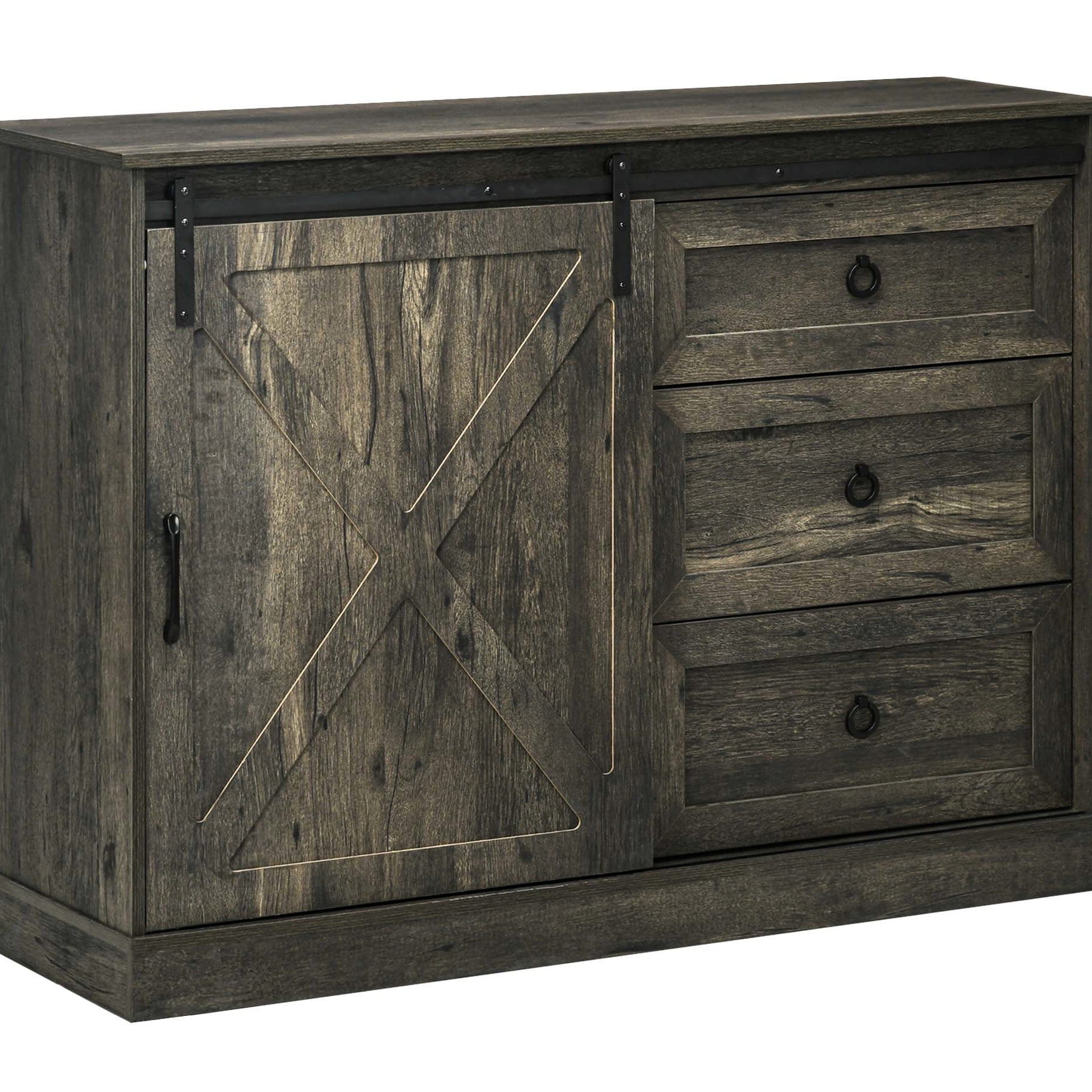 3 Storage Drawers + Sliding Door - Convenient Storage in Kitchen ...