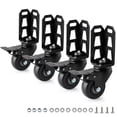 3" Storage Rack Caster Wheels, Storage Shelf Accessories Fit to ...