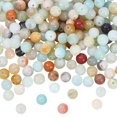 3 Strands Natural Flower Amazonite Beads Strands Round 4mm Hole: 1mm ...