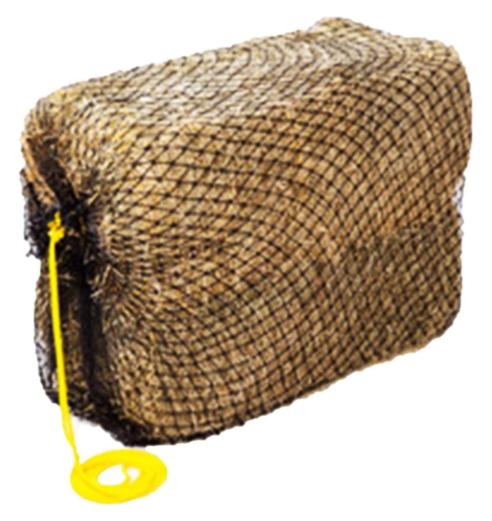 3 String Square Bale Hay Feeder, Slow Feed Hay Net for Horses, 1.5 in ...