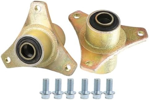 3 Stud Go Kart Front Wheel Hubs with Bearing 17mm (.67 Inch) Axle Hole ...