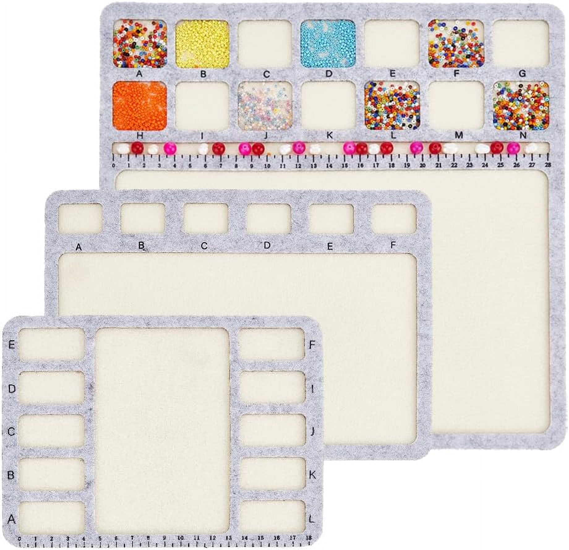3 Style Felt Beading Mat Felt Design Bead Boards with Centimeter ...