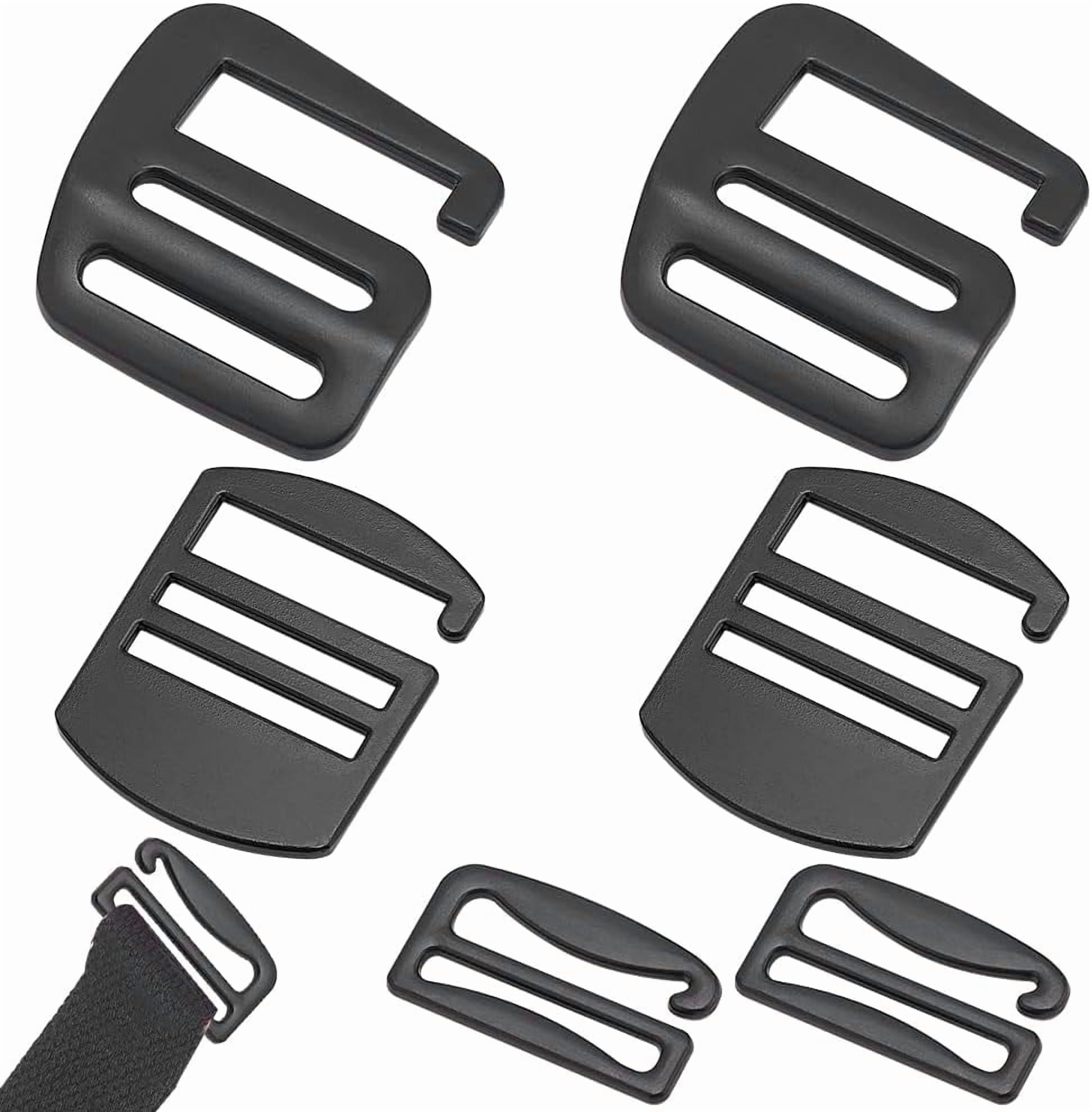 3 Style G-Hook Wave Backpack Strap Buckles 6pcs G Hooks Adjustable ...