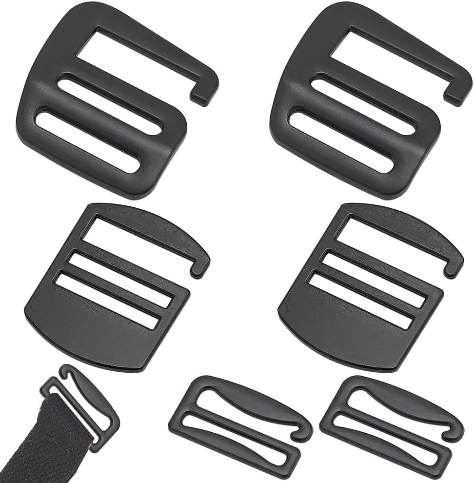 3 Style G-Hook Wave Backpack Strap Buckles 6pcs G Hooks Adjustable ...