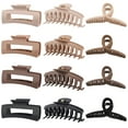 3 Styles 12pack Hair Clips for Women 4.3 In Big Claw Clips for Thin ...