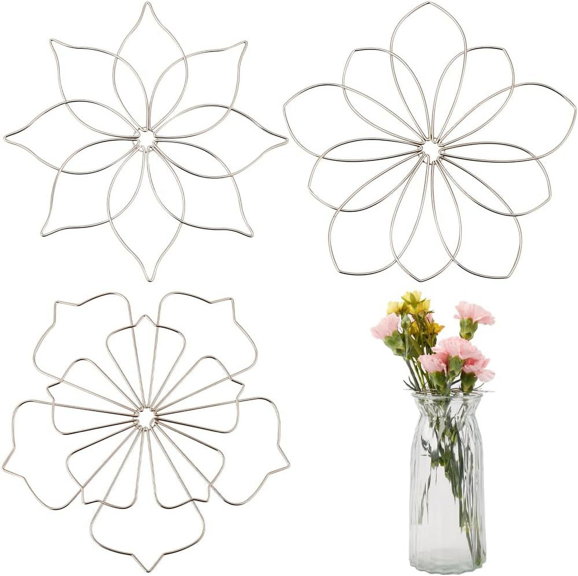 3 Styles 5 Inch Floral Frog Flower Arrangement Holder Stainless Steel ...