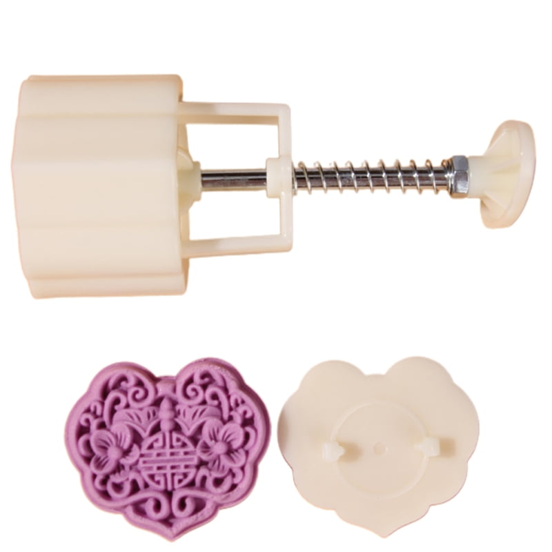 3 Styles Mooncake Mold Set 50~75g Mid Autumn Festival DIY Hand Pressure ...