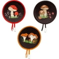 3 Styles Mushroom Round Foldable Hand Fan Japanese Foldable Fan Style ...