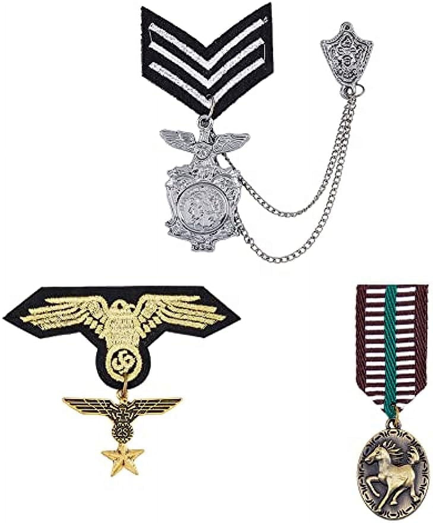 3 Styles Republique Francaise Eagle Hanging Charms Lapel Pins Military ...