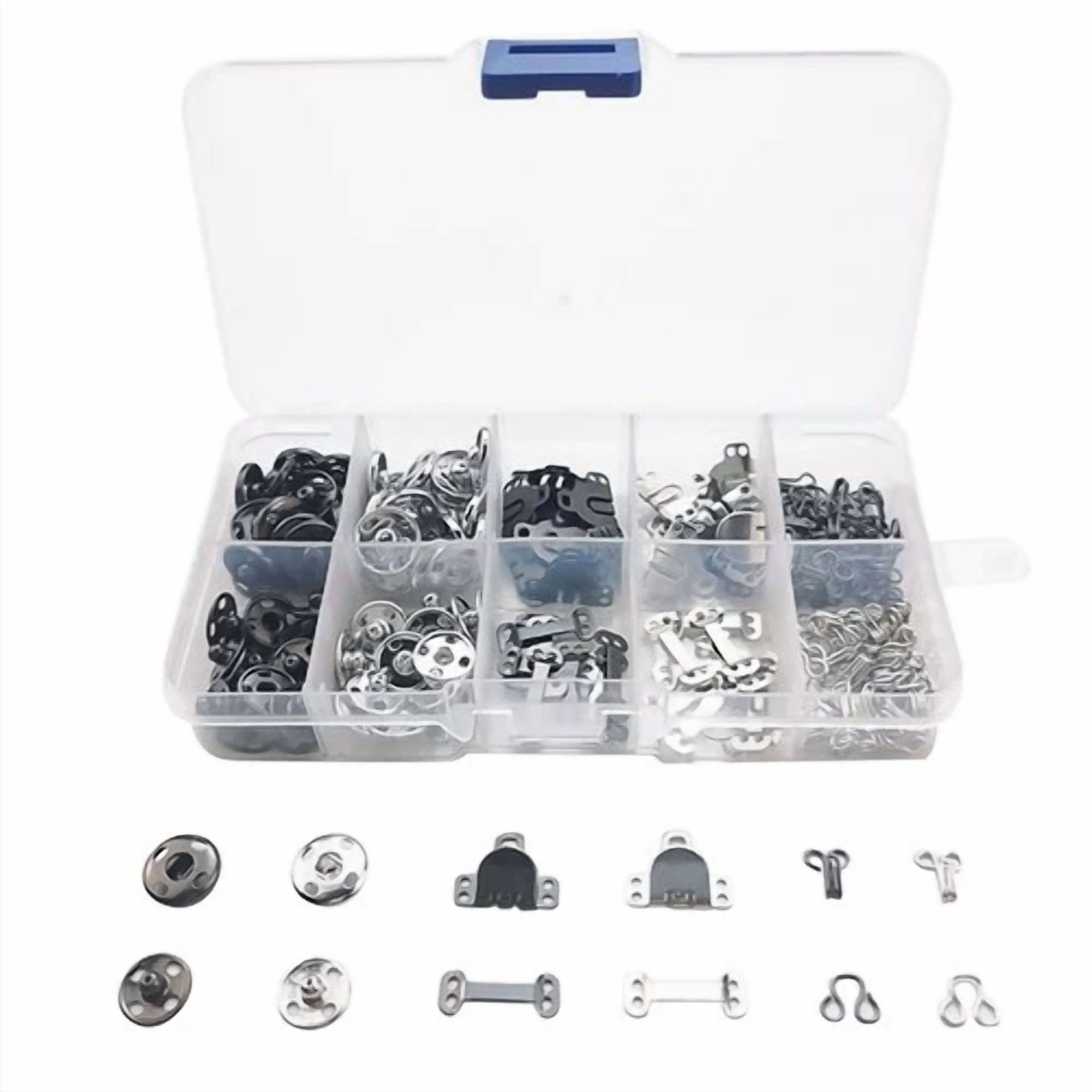 3 Styles Sewing Hook And Eye Closure Snap Fastener Clothing Fixing Tool ...