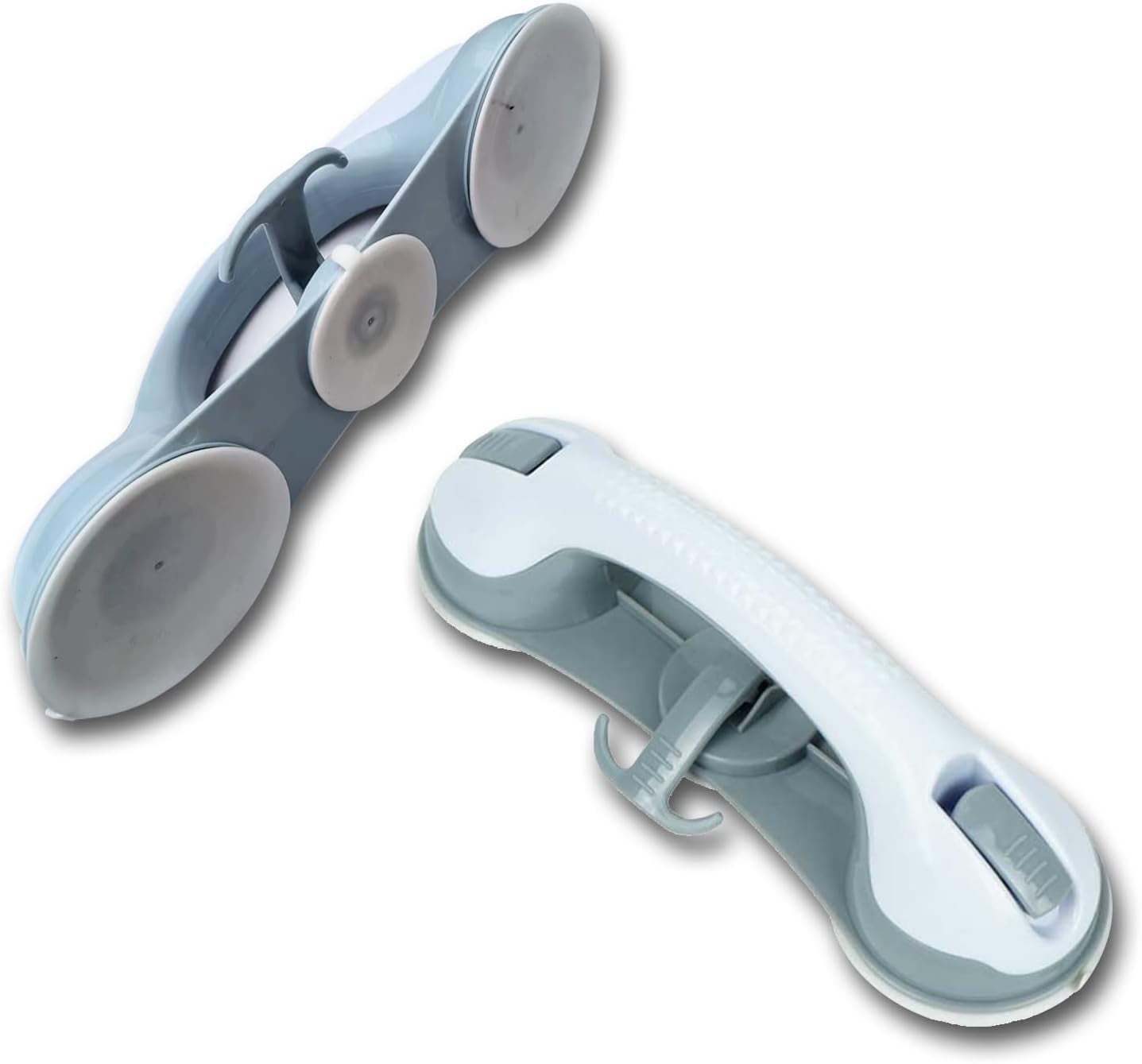 3 Suction Cup Grab Bars for Bathtubs and Showers, Strong Hold Suction ...