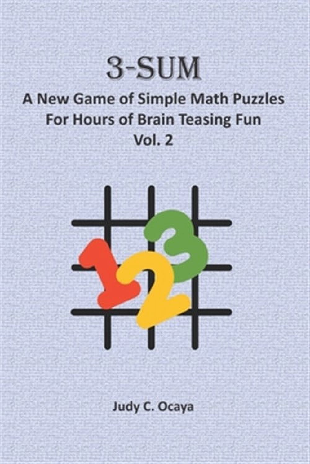 3-Sum: A New Game of Simple Math Puzzles For Hours of Brain Teasing Fun ...