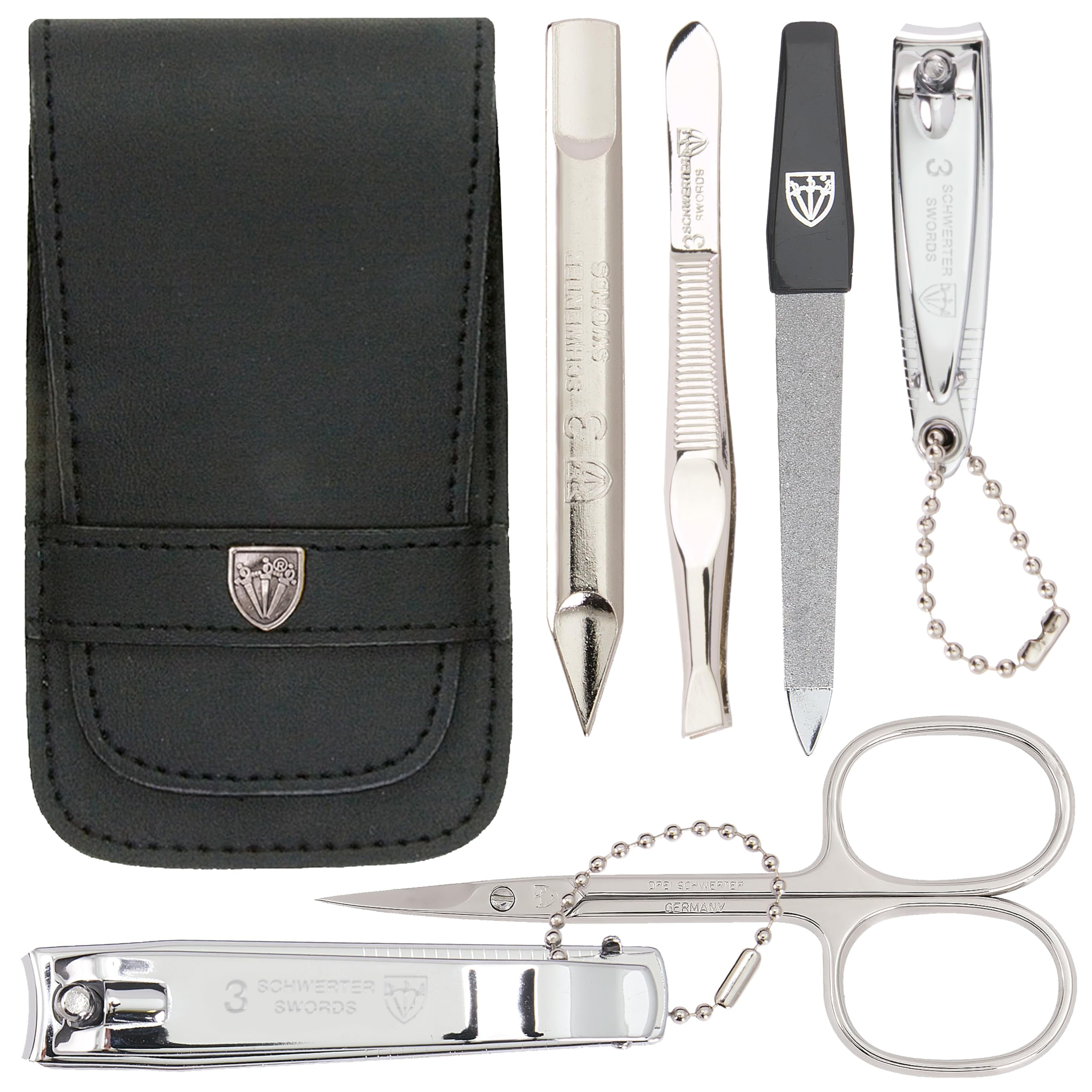 3 Swords Germany - brand quality 6 piece manicure pedicure grooming kit ...