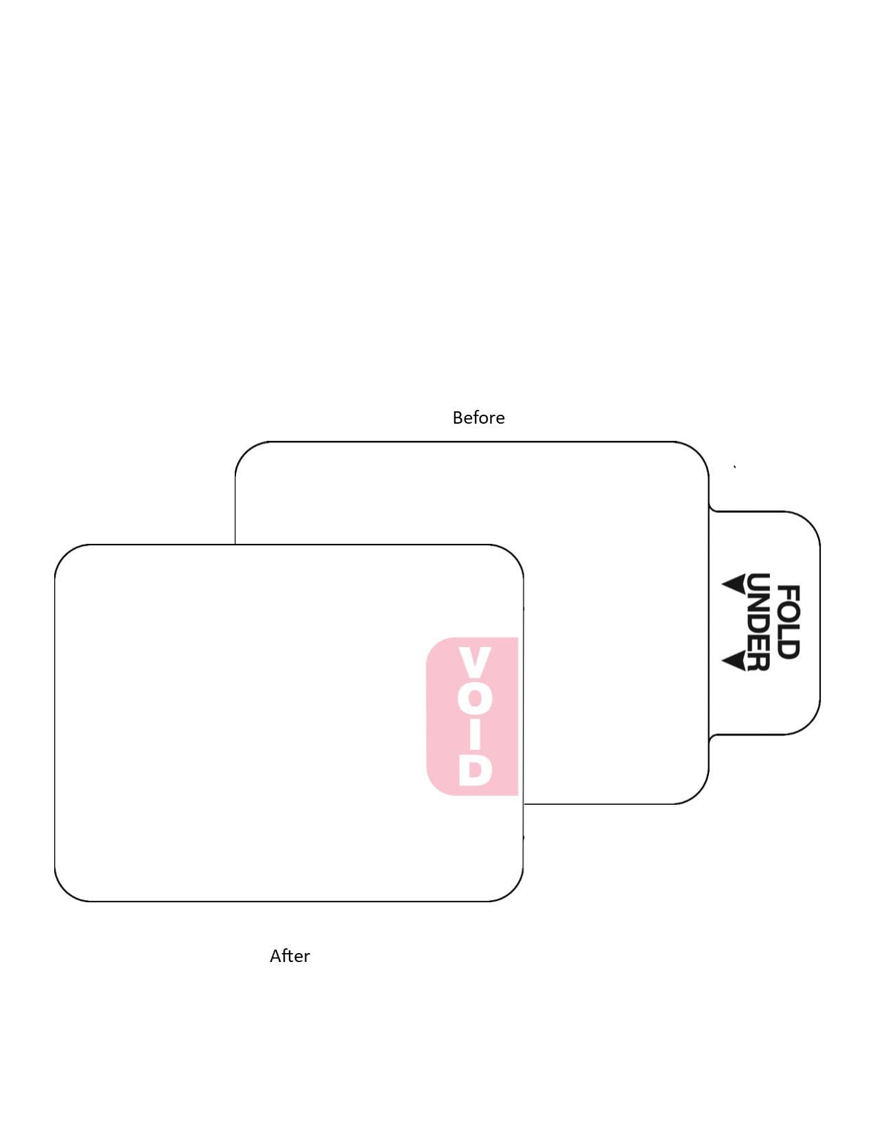 3" Tab-Expiring Direct Thermal Badges for Brother Printers 4 Rolls/1000 ...