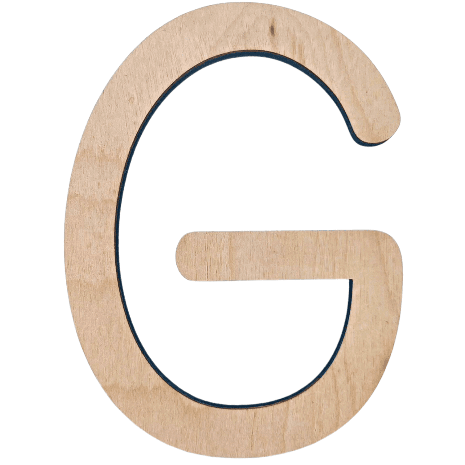 3" Tall BIRCH Wood Letter G | 1/4" Thick | Wood Craft Letters | Krafty ...
