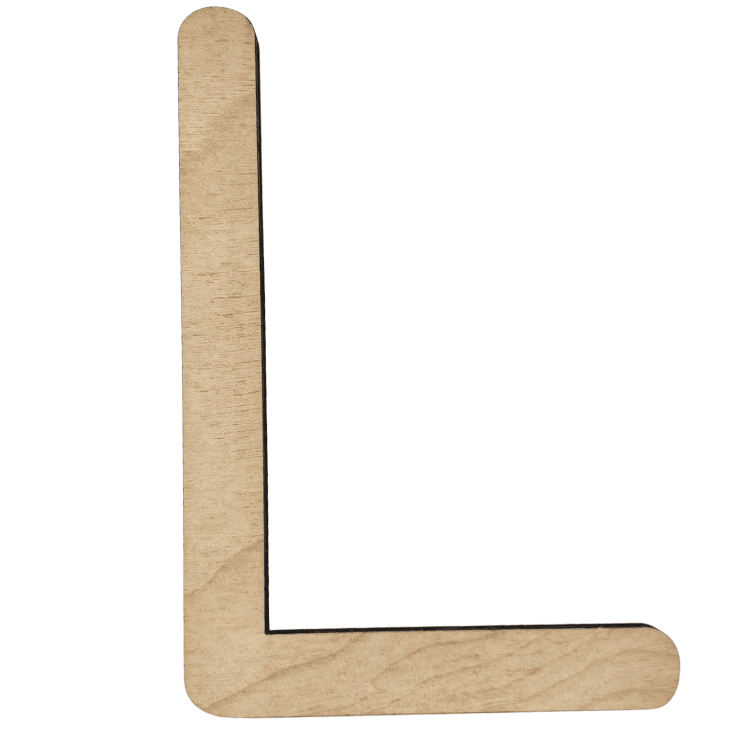 3" Tall BIRCH Wood Letter L | 1/4" Thick | Wood Craft Letters | Krafty ...