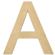 Krafty Supply 3" Tall MDF Letter E |1/4" Thick | Western Railroad ...
