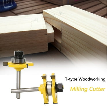 Yonico Tongue & Groove Router Bit Set - Large Stock up to 1-1/4 ...