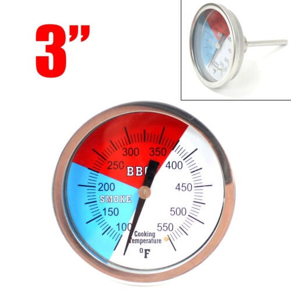 3" Temp Gauge Thermometer 100-550℉ BBQ Charcoal Grill Pit Wood Smoker ...