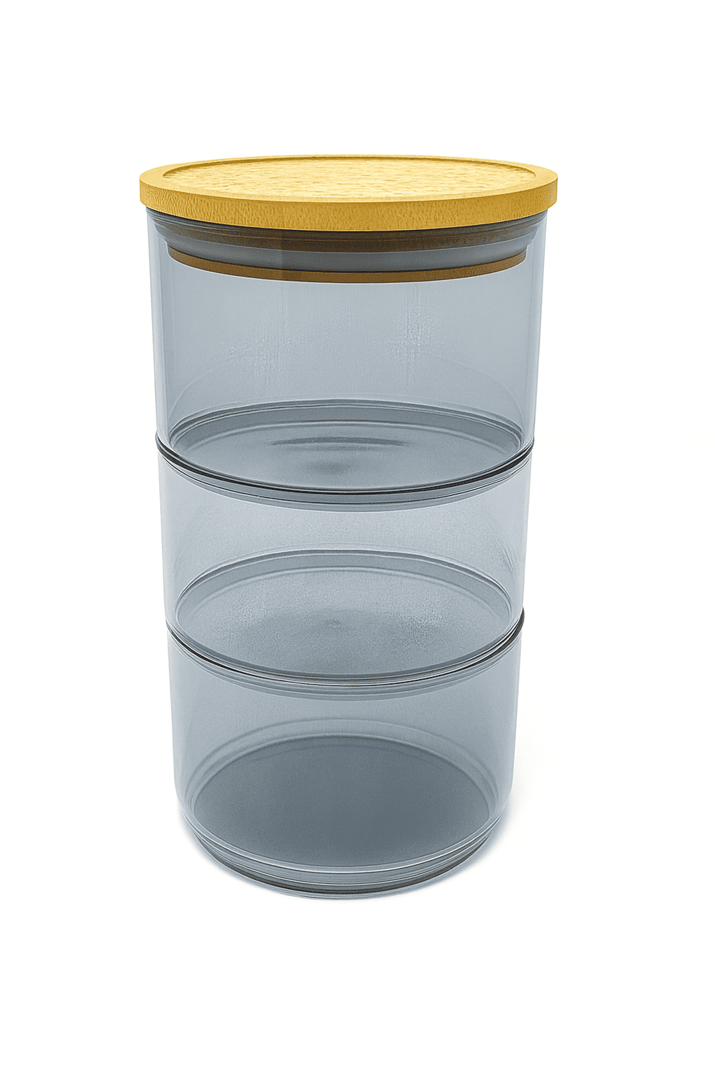 3-Tier 20oz Canister with Cane Weave Lid - Walmart.com