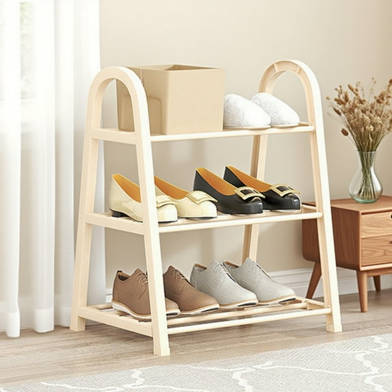 3-Tier A-Line Shoe Rack - Tool-Free 2-Minute Assembly, Sturdy Non-Slip ...