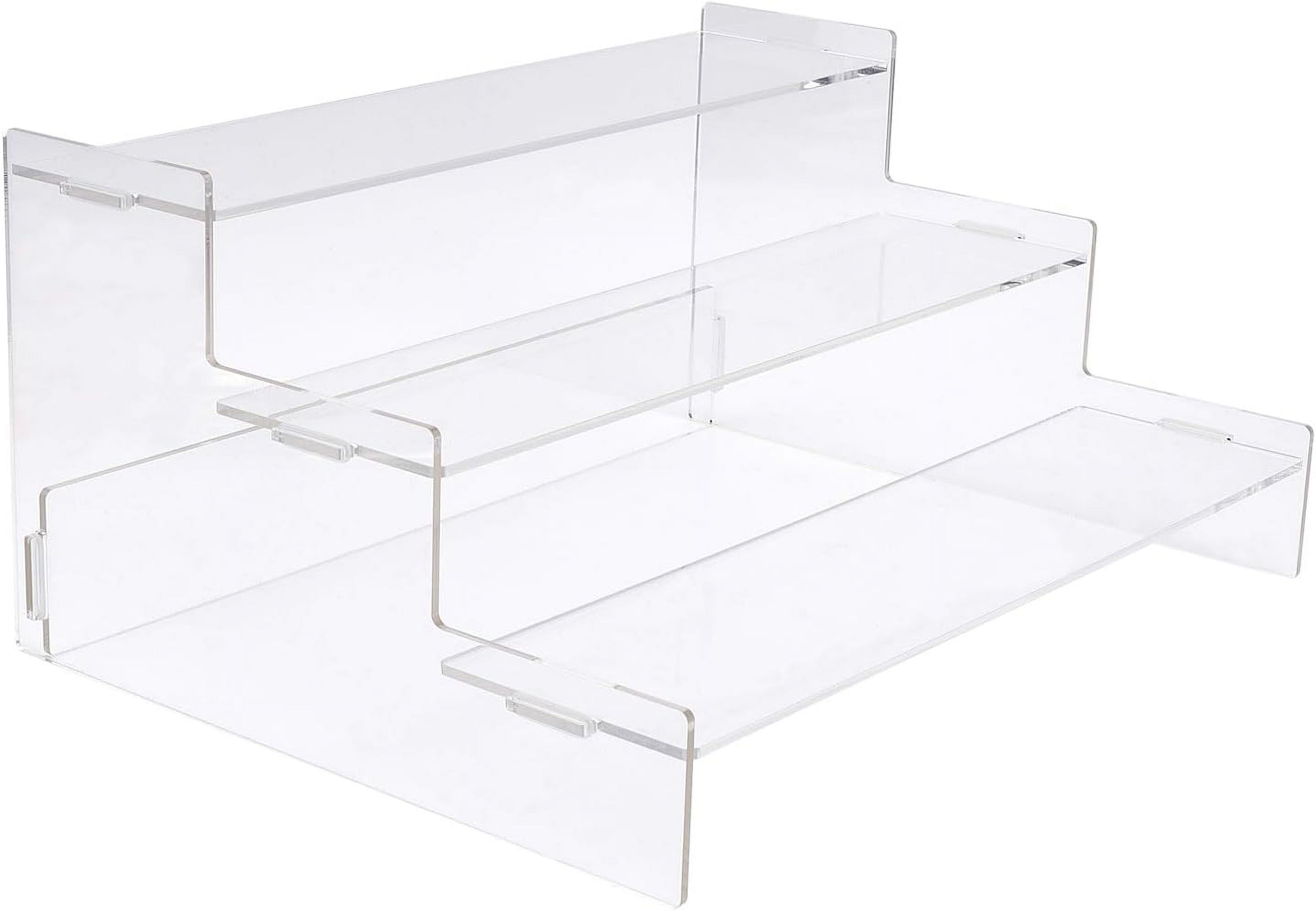 3-Tier Acrylic Action Figure Display Risers Model Toy Assembled ...