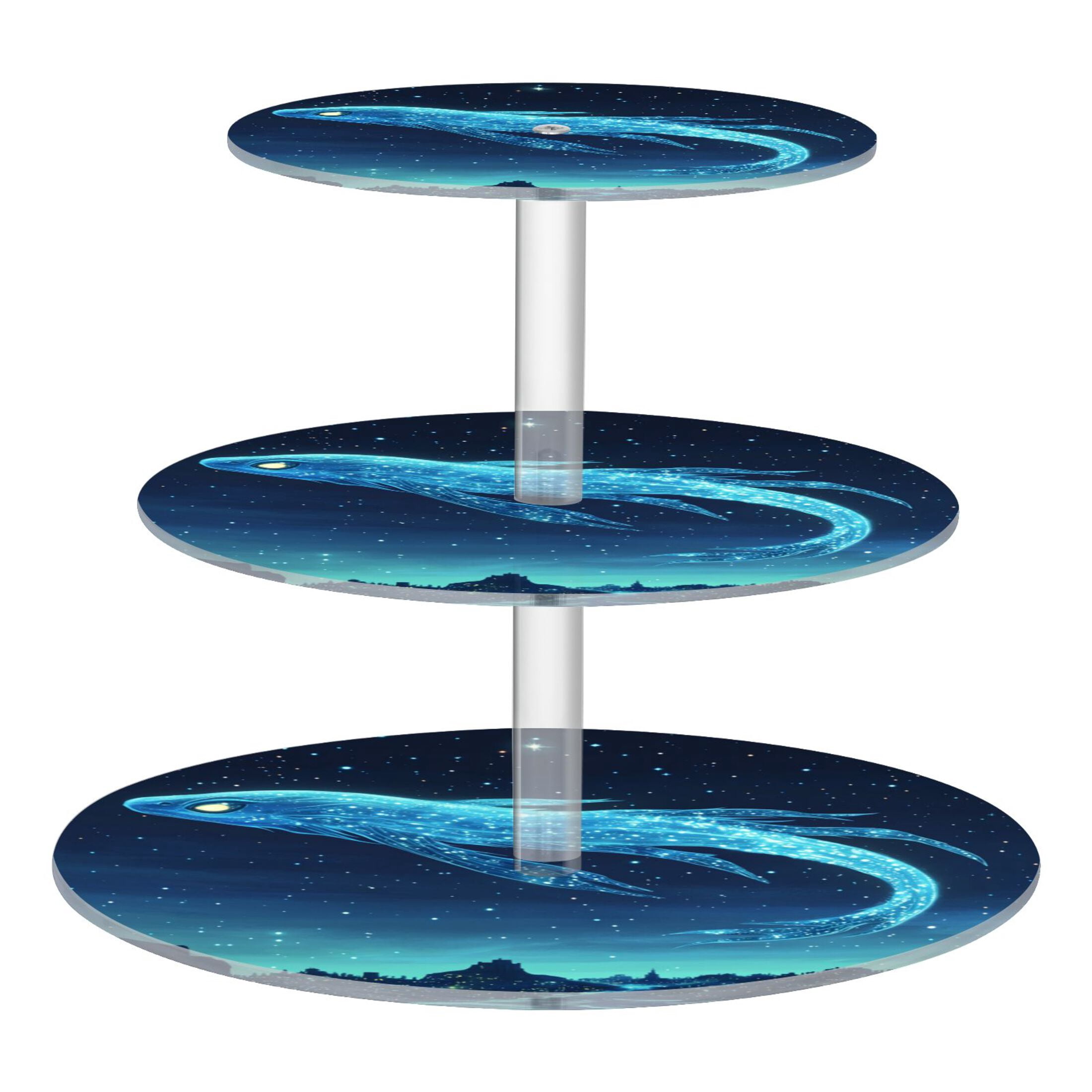 3-Tier Acrylic Cupcake Stand Sturdy Dessert Display Cupcake Tower ...