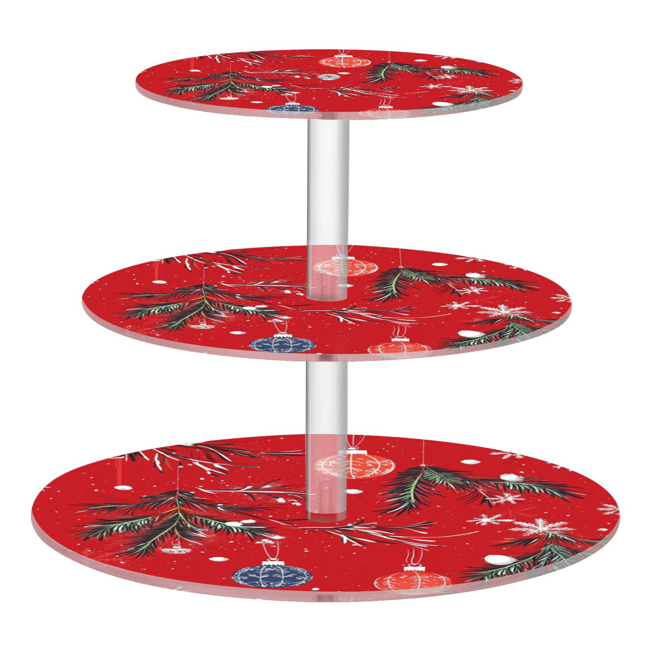 3-Tier Acrylic Cupcake Stand Sturdy Dessert Display Cupcake Tower ...
