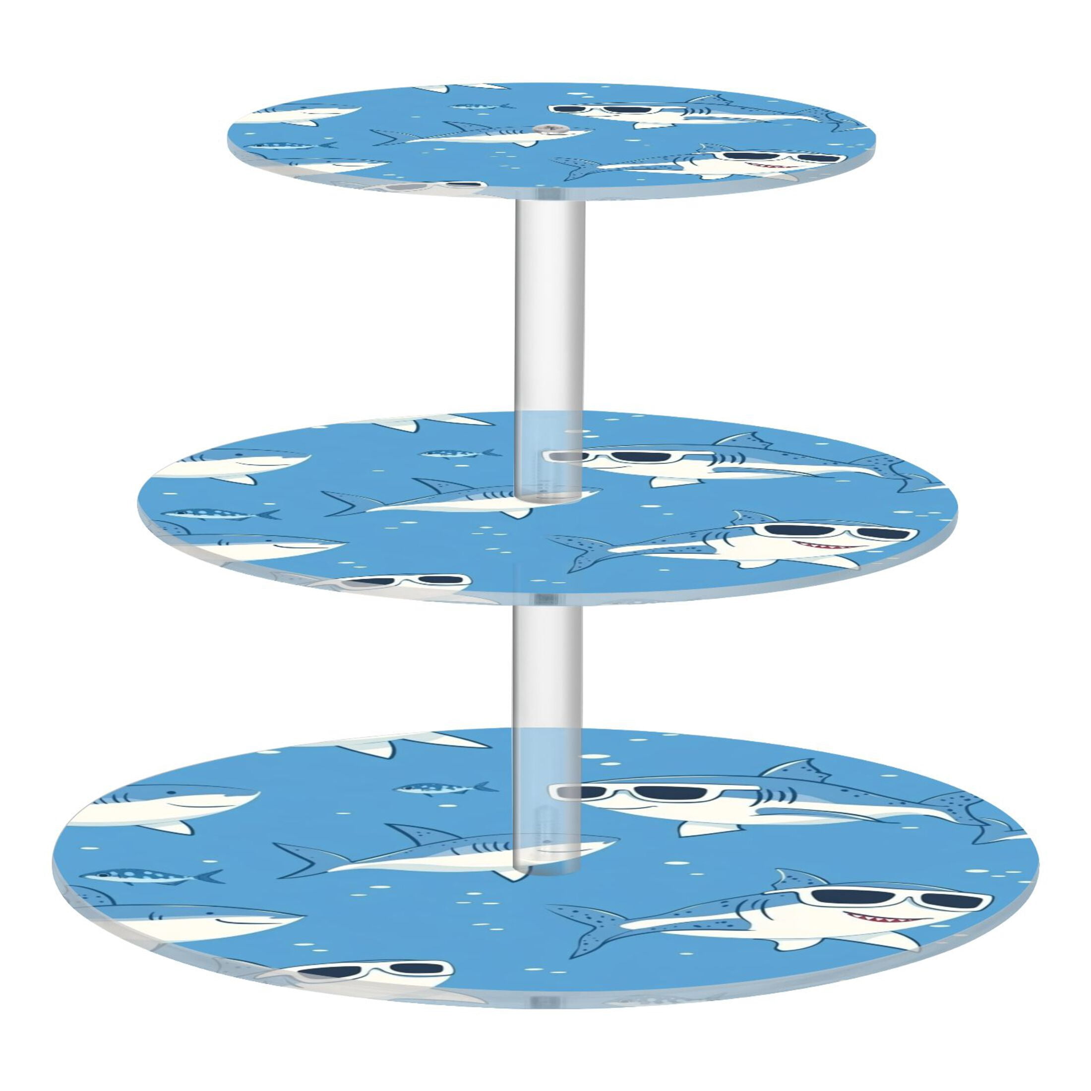 3-Tier Acrylic Cupcake Stand Sturdy Dessert Display Cupcake Tower ...