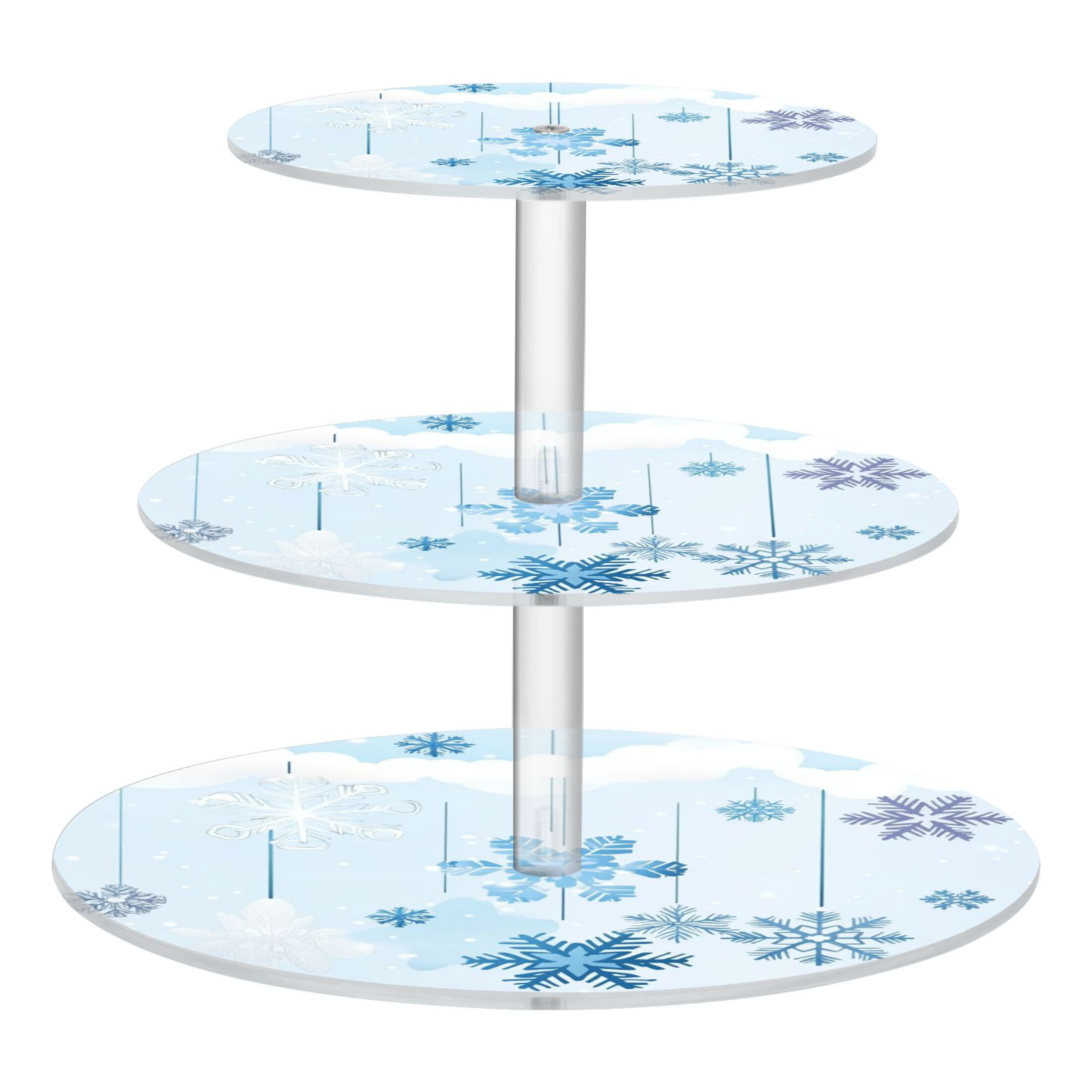 3-Tier Acrylic Cupcake Stand Sturdy Dessert Display Cupcake Tower ...