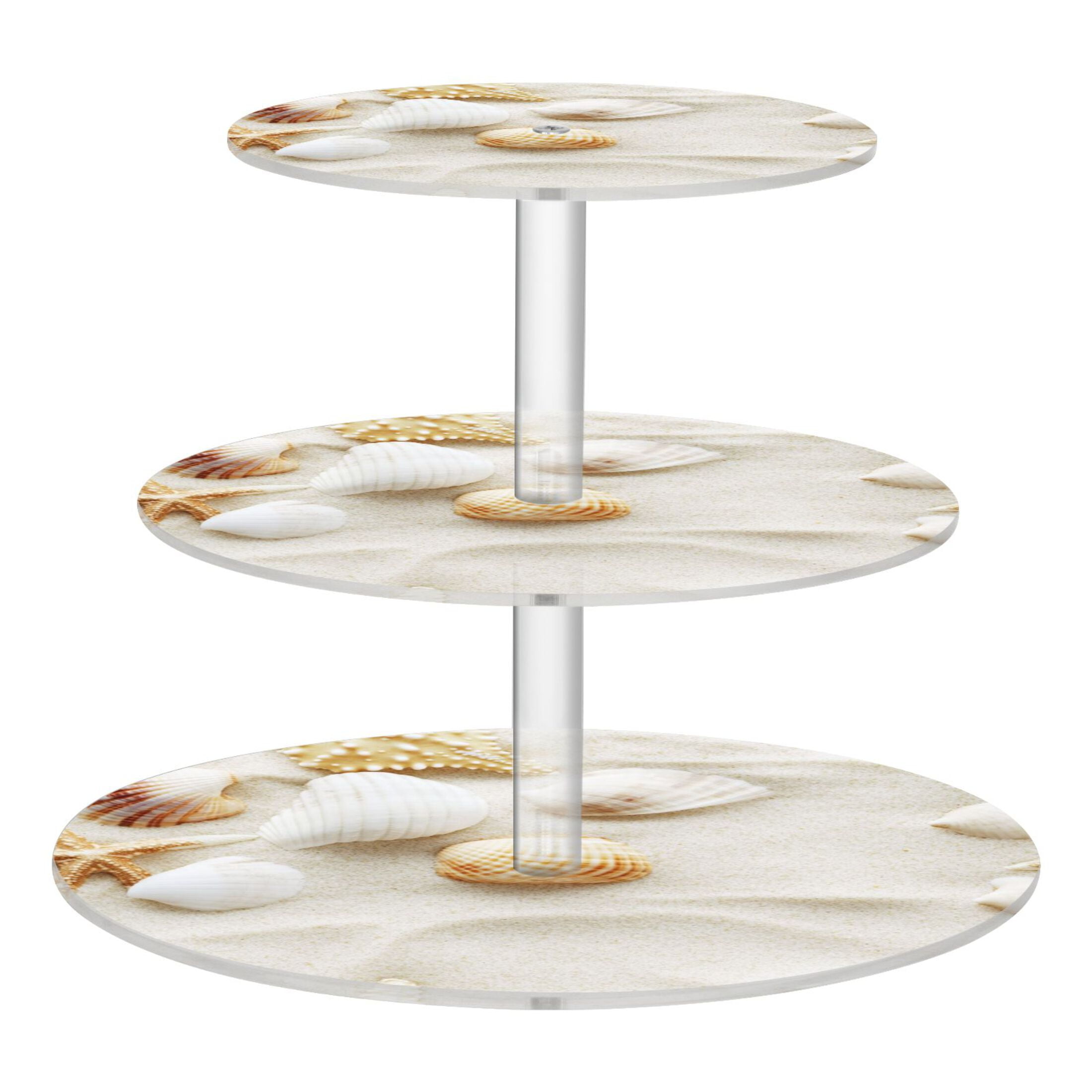 3-Tier Acrylic Cupcake Stand Sturdy Dessert Display Cupcake Tower ...