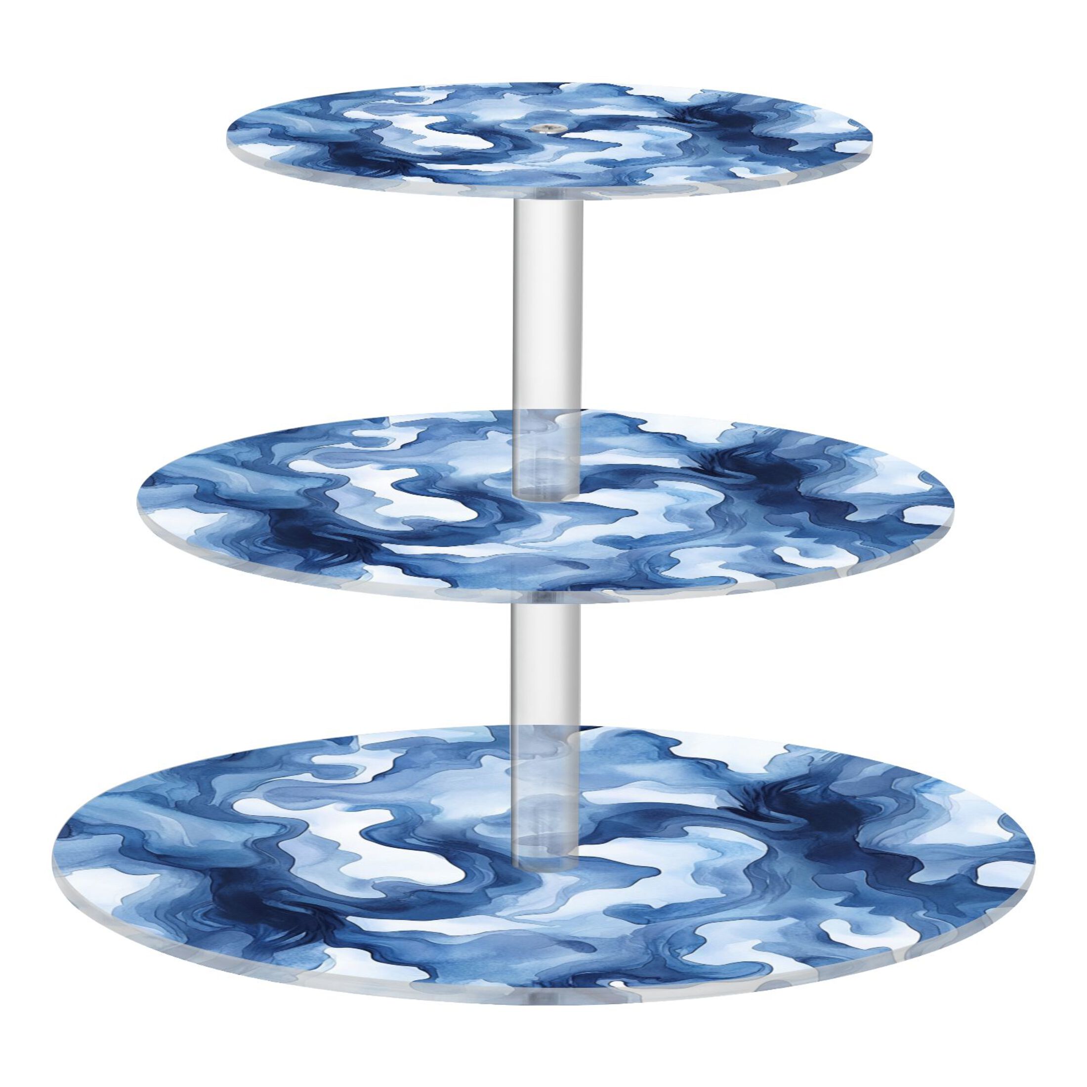 3-Tier Acrylic Cupcake Stand Sturdy Dessert Display Cupcake Tower ...