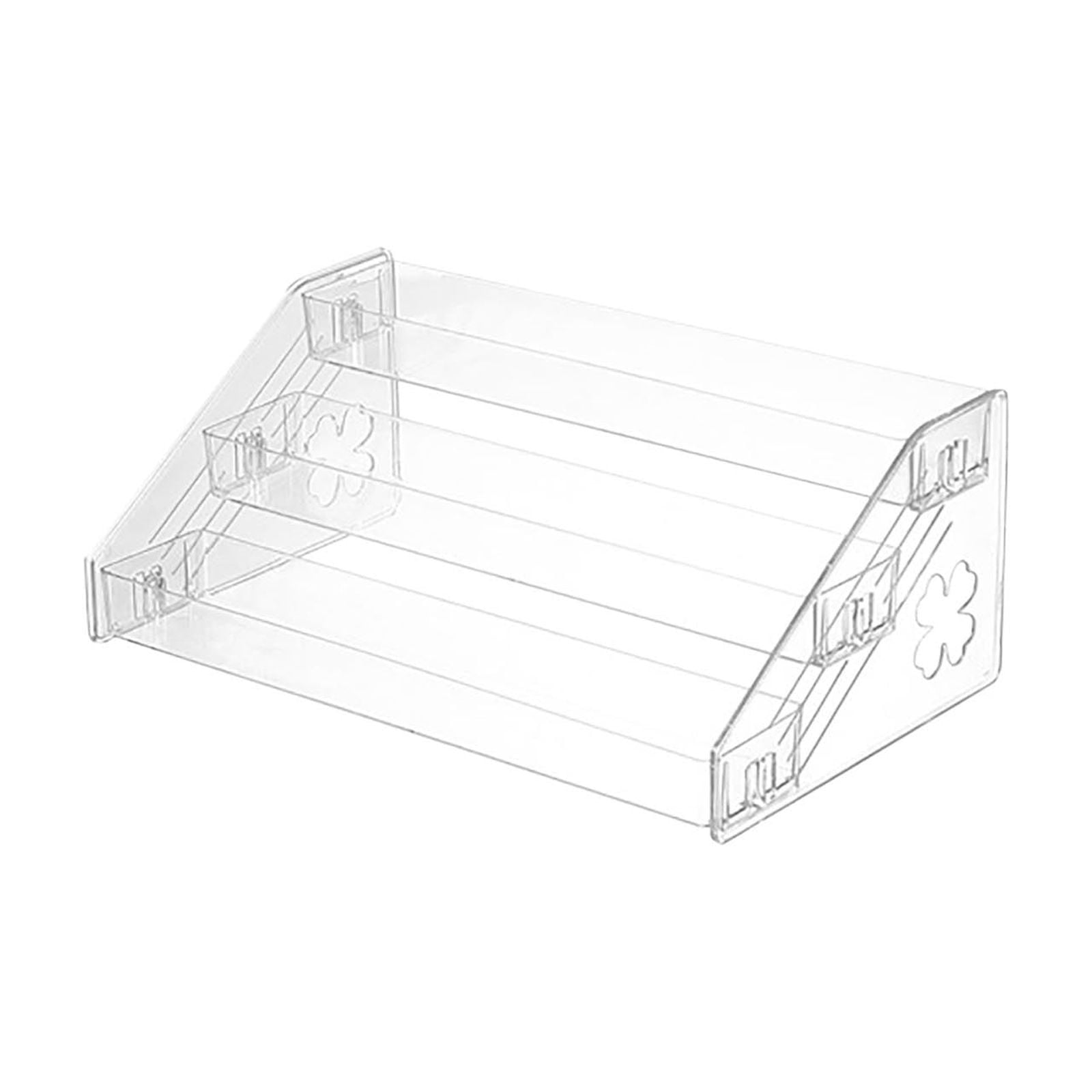 3-Tier Acrylic Riser Shelf, Clear Perfume and Skincare Organizer ...