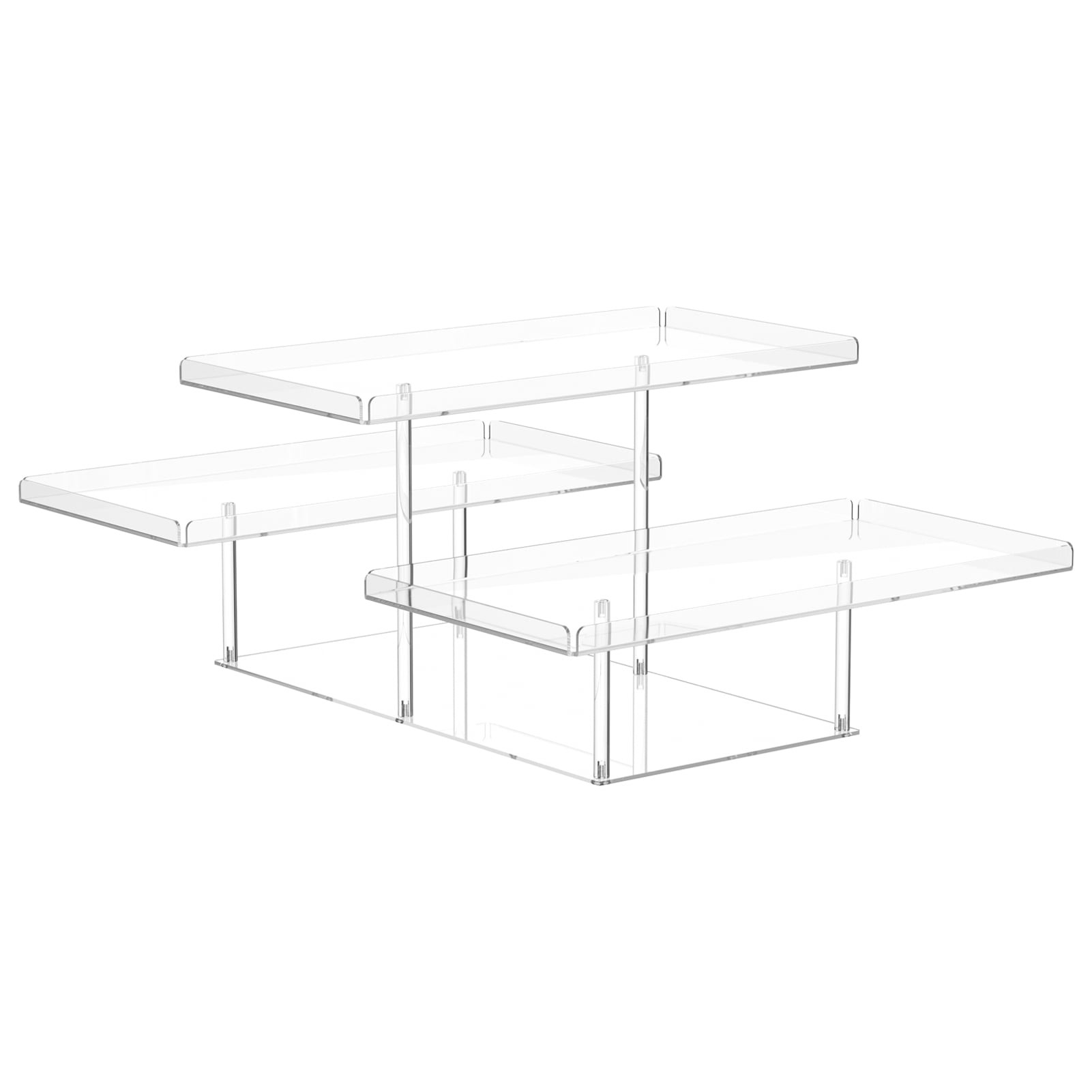 3-Tier Acrylic Serving Tray – Buffet Display Stand for Desserts ...