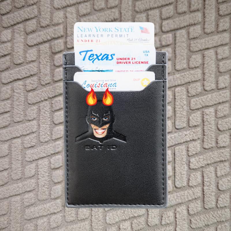 3-Tier Bat Hero Featuring ID Wallet, Driver License Holder(Please read ...
