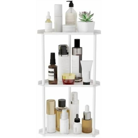 3 Tier Bathroom Counter Organizer, Vanity Organizer Corner Shelf ...