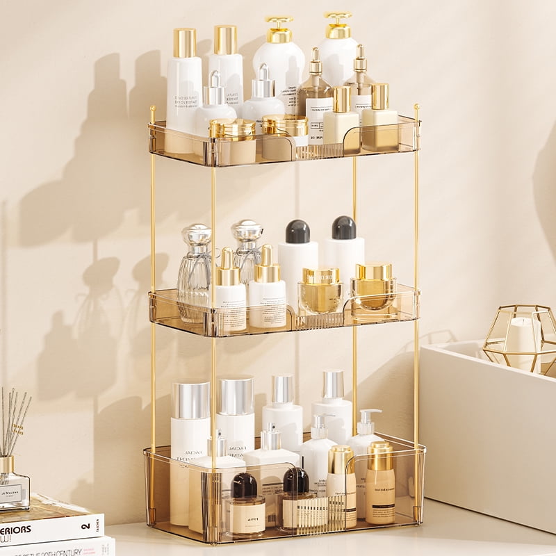 3 Tier Bathroom Countertop Organizer, Makeup Skin Care Organizer ...