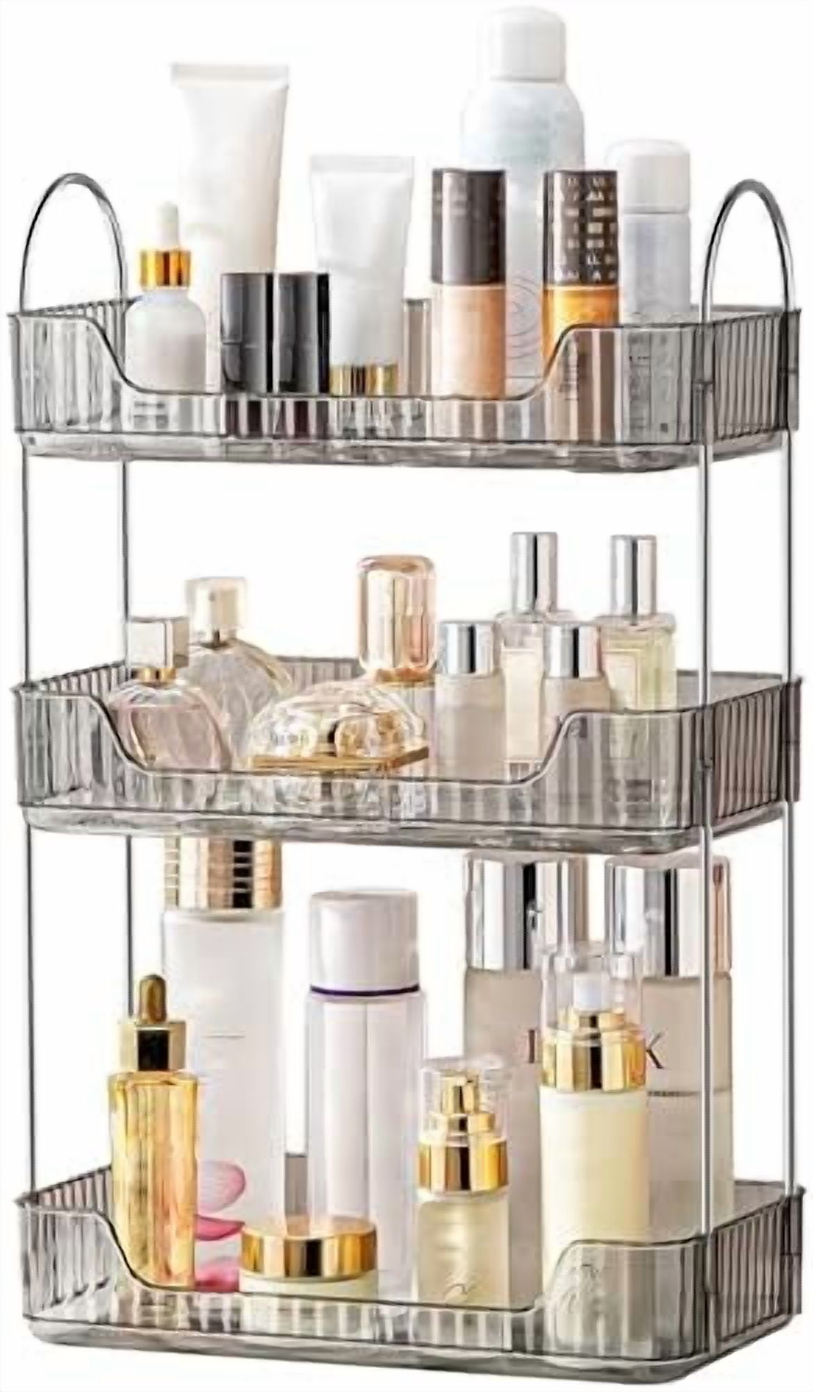 3 Tier Bathroom Organizer Countertop Makeup Perfume Tray Skincare ...
