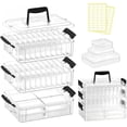 3-Tier Bead Organizer Box, 58 Pcs Stackable Storage Containers (8L+20M ...