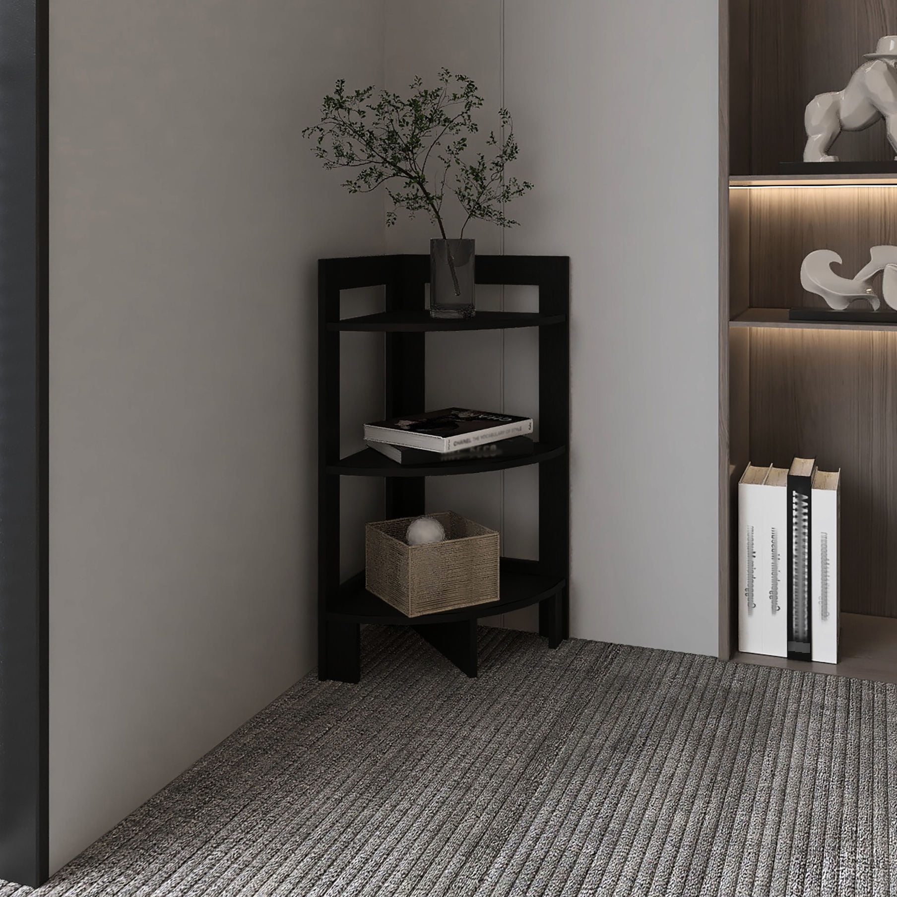 3-Tier Bedside Table | Fits Small Spaces, Provides Storage | Crafted ...