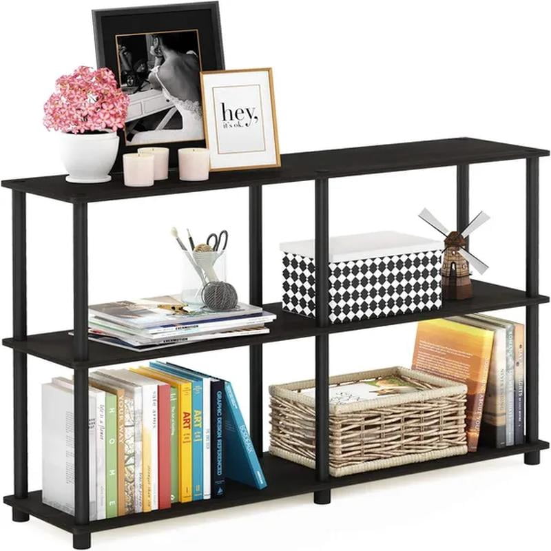 3-Tier Book Shelf, Corner Shelf, Toolless Open Shelves, for ...