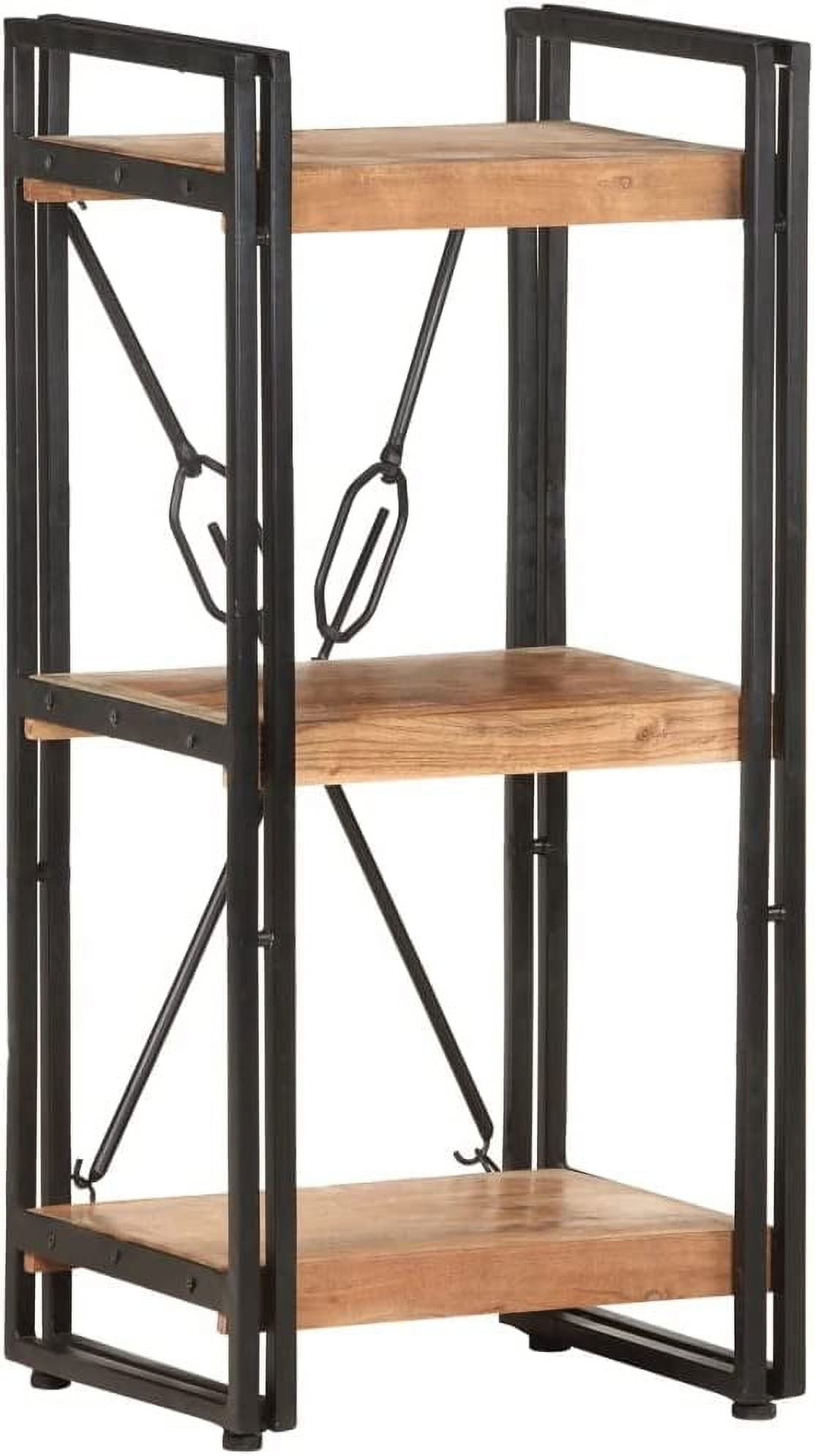 3-Tier Bookcase Book Shelf for Storing and Displaying Book Collection ...