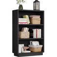 3-Tier Bookcase, Wooden Bookshelf, Farmhouse Bookshelf with Open ...