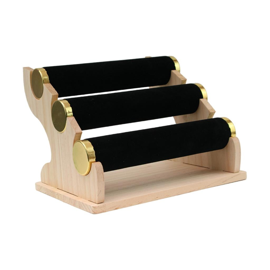 3 Tier Bracelet Holder Racks, Velvet Bracelet Bangle Stand, Jelry ...