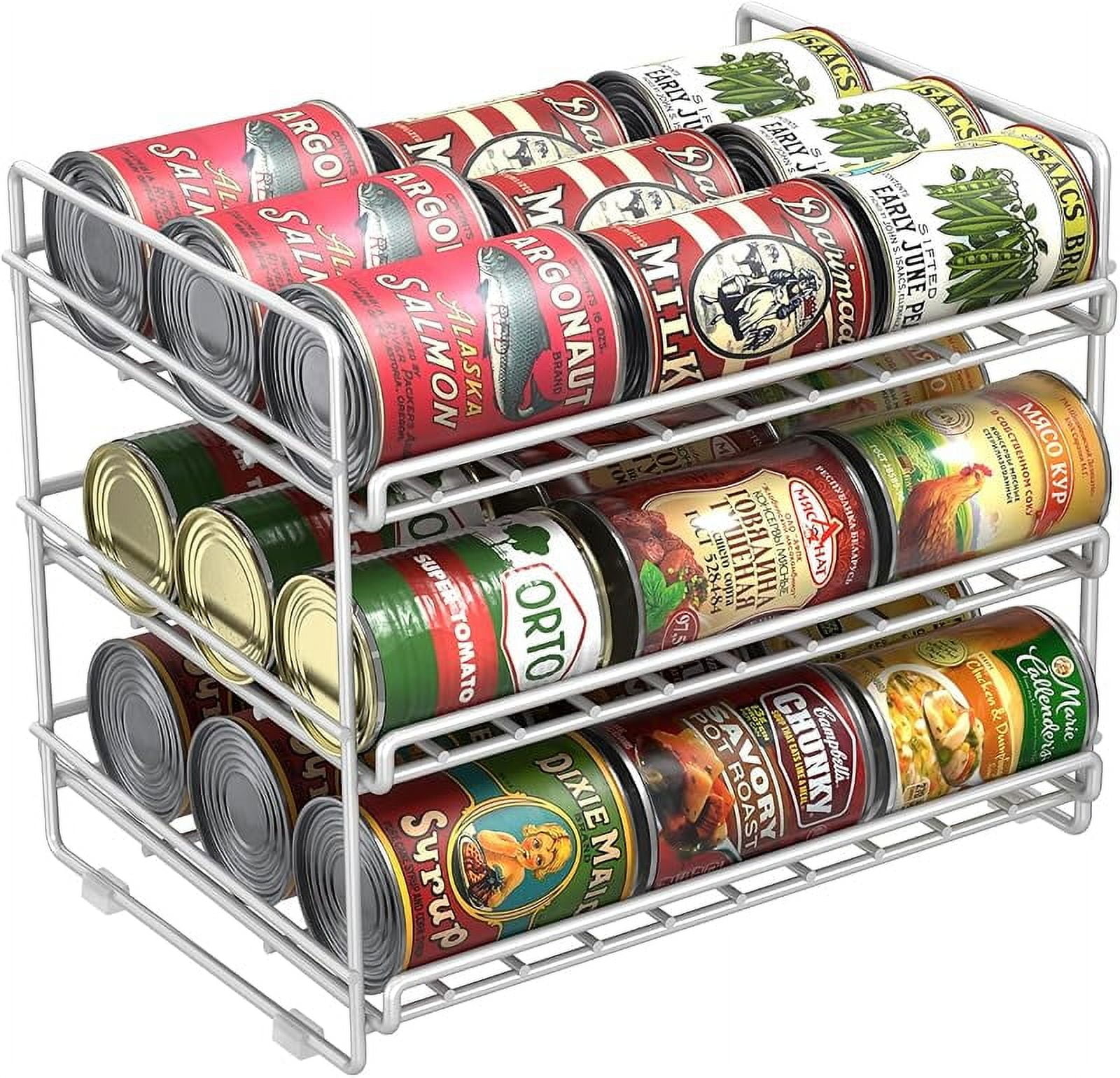 3 Tier Can Organizer, Kitchen Details Canned Food Storage Rack, Cabinet ...