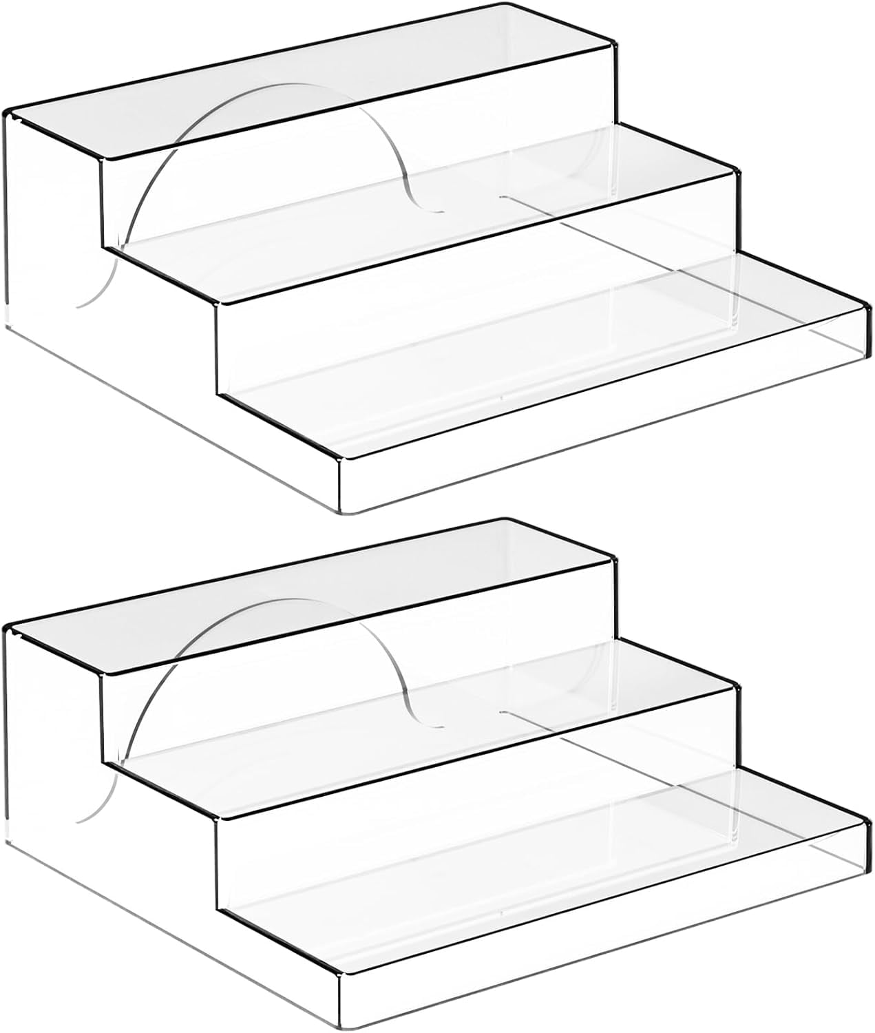 3-Tier Clear Acrylic Display Stand, No Assembly, Organizer for Dessert ...