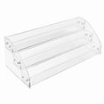3-Tier Clear CD Holder, Cascading DVD & CD Storage Box Display Rack ...